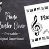 Piano Practice Chart Printable / Piano Practice Log Template / Piano ...