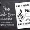 Piano Practice Chart Printable / Piano Practice Log Template / Piano ...