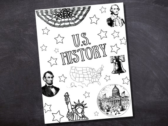 Printable History Binder Cover