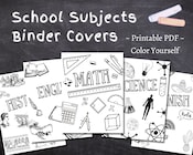 Botanical Binder Covers Tropical Leaves Editable A4 and Letter Binder ...