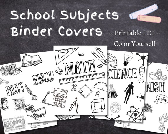 Binder Cover Drawing Ideas