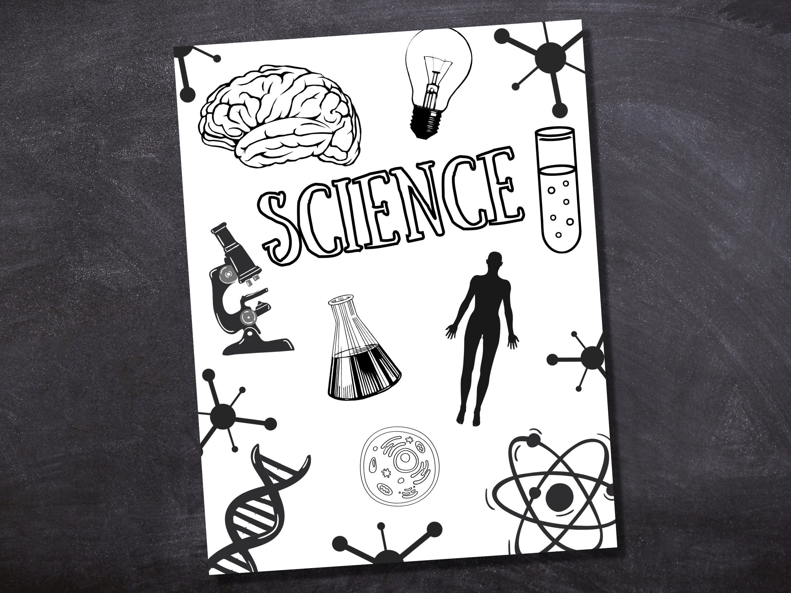 School Subjects Binder Cover Printable / Letter Size / Teacher - Etsy