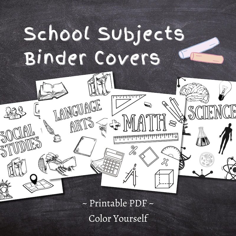 Binder Cover Sheet - Etsy