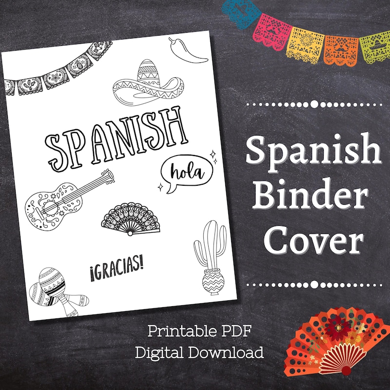 Spanish Binder Covers - Etsy