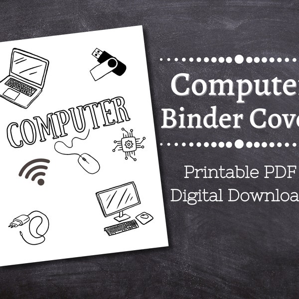 Computer Binder - Etsy