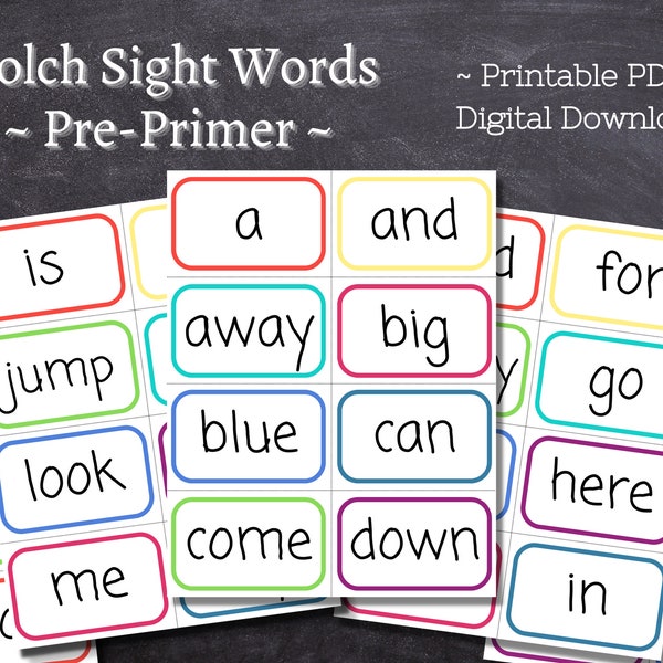 Sight Words - Etsy
