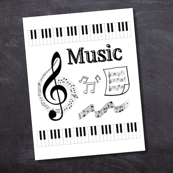 Piano Music Notes Facebook Covers