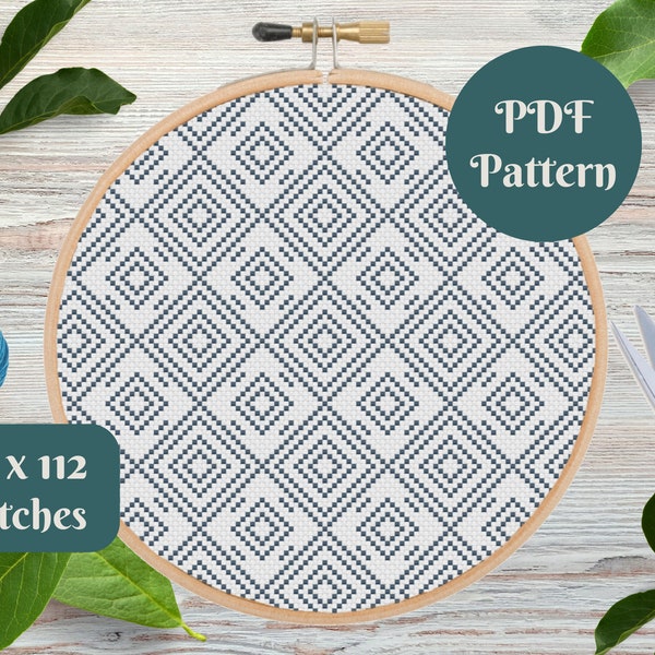 Geometric Cross Stitch Pattern - Etsy