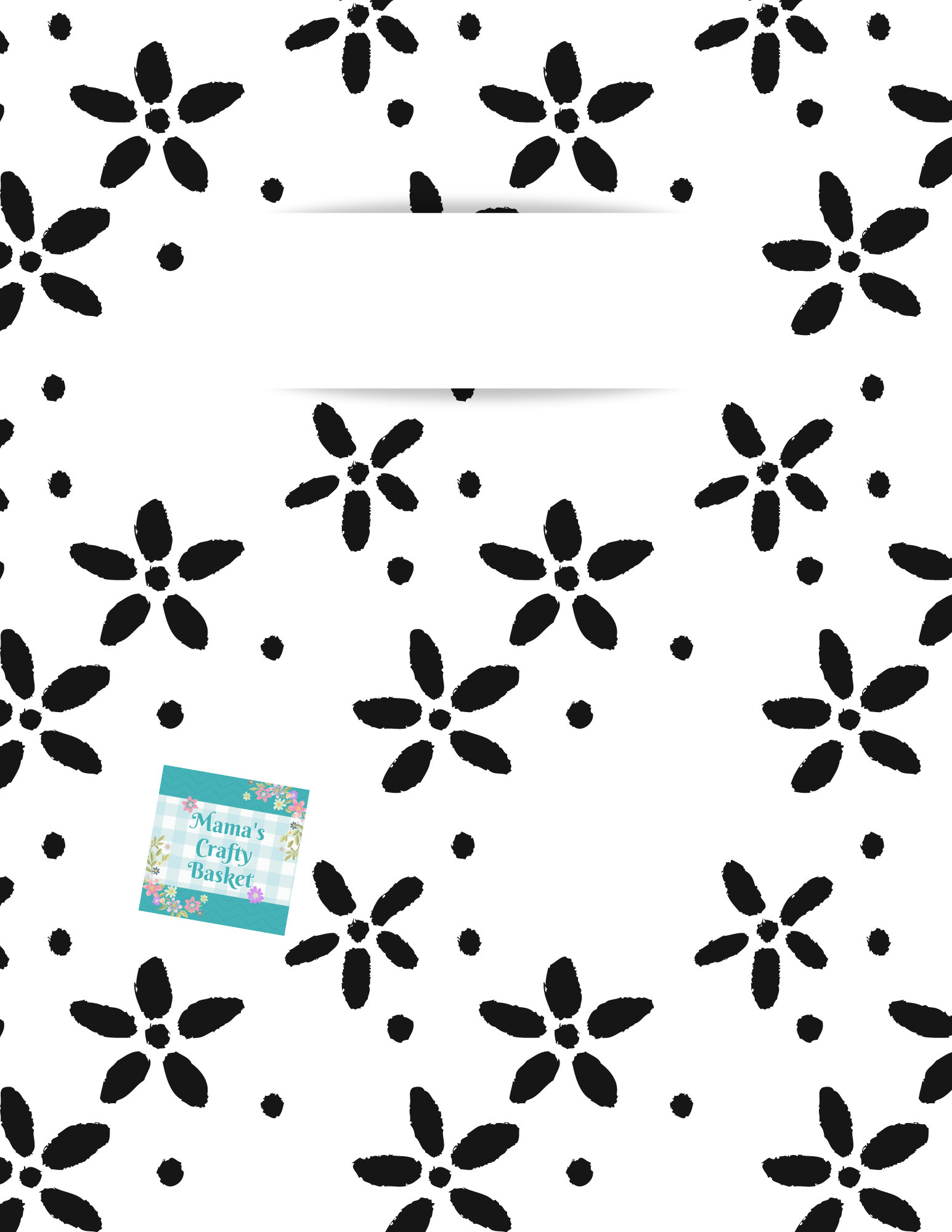 Black and White Binder Cover Printable / Letter Size / School Subject ...