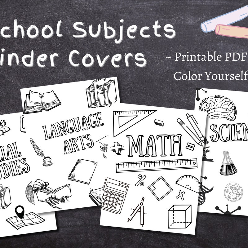 Binder Cover Sheet - Etsy