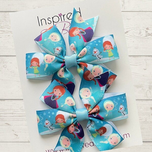 Frozen Hair Bows - Etsy
