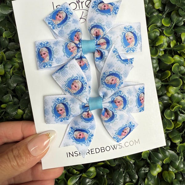 Frozen Hair Bows - Etsy