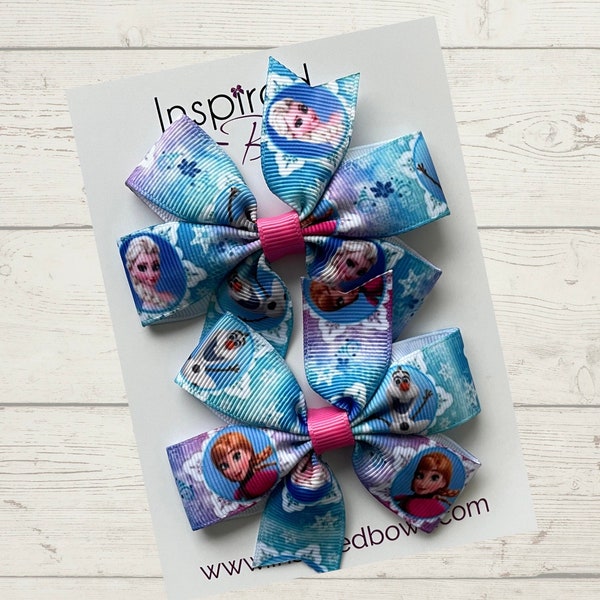 Frozen Hair Bows - Etsy