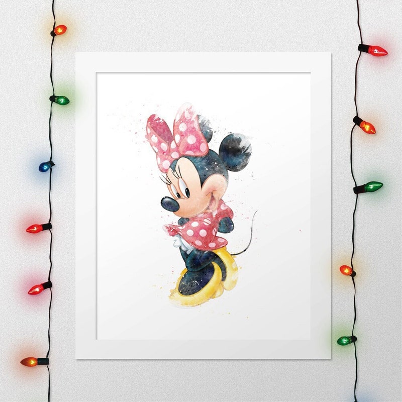 Minnie Mouse Print - Etsy