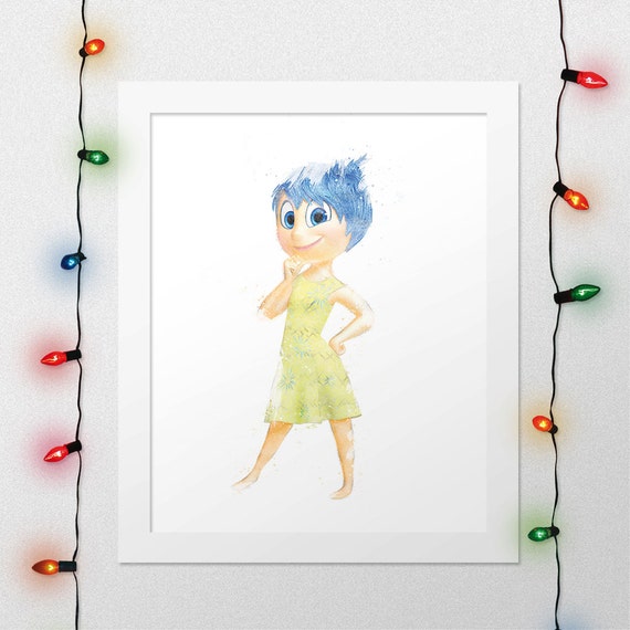 JOY PRINT Inside Out Joy Inside Out Joy Watercolor Inside - Etsy Nederland