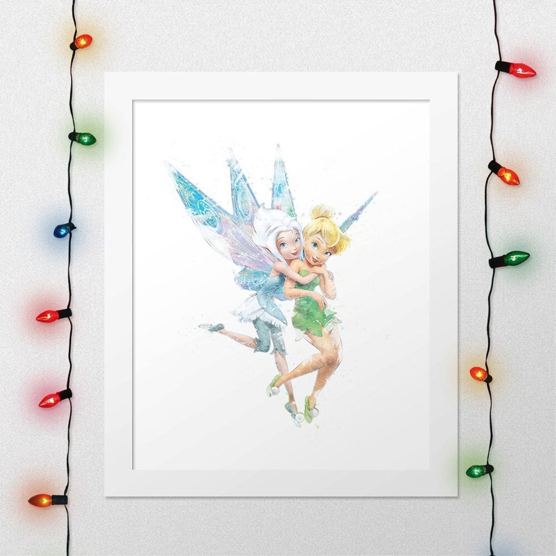 TINKERBELL AND PERIWINKLE, Tinkerbell Print, Periwinkle Print, Fairy ...