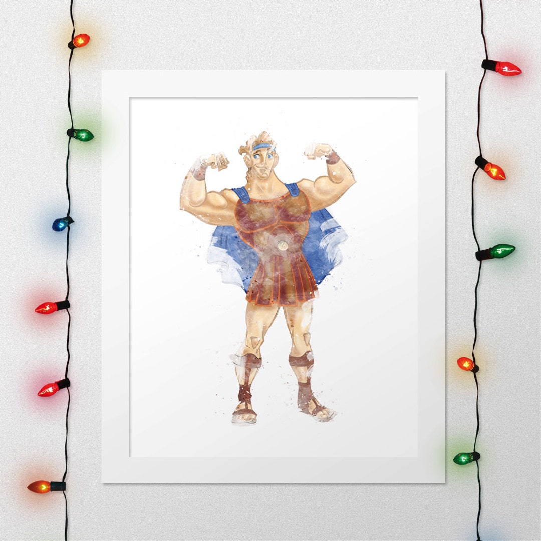 HERCULES PRINT, Hercules Wall Art, Hercules, Hercules Wall Art, Nursery ...