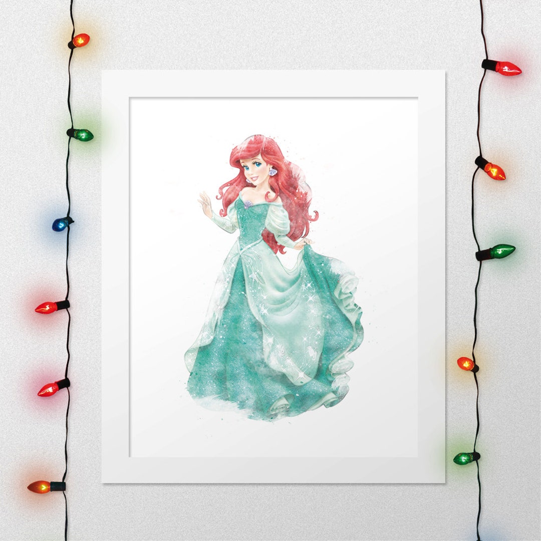 ARIEL PRINT, Princess Ariel Print, Little Mermaid Print, Ariel ...