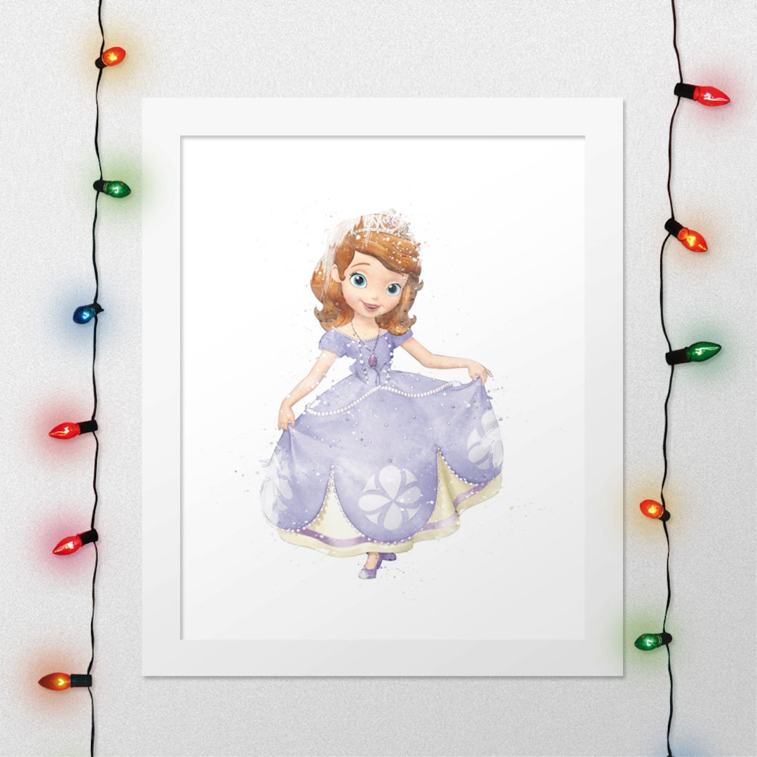 SOFIA THE FIRST, Princess Sofia the First, Sofia Print, Princess Print ...