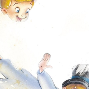 PETER PAN FLYING, Peter Pan Print, Peter Pan Watercolor, Peter Wendy ...