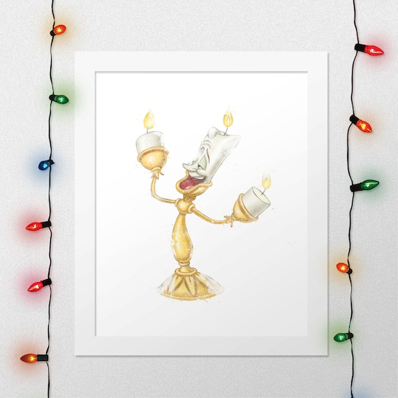Prints Home Décor Beauty And The Beast Nursery Posters Cogsworth Poster ...