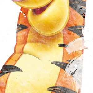 TIGGER, Tigger Print, Winnie the Pooh, Tigger Nursery, Tigger ...