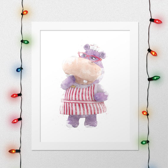 HALLIE MCSTUFFINS Hallie Doc Mcstuffins Hallie Print | Etsy