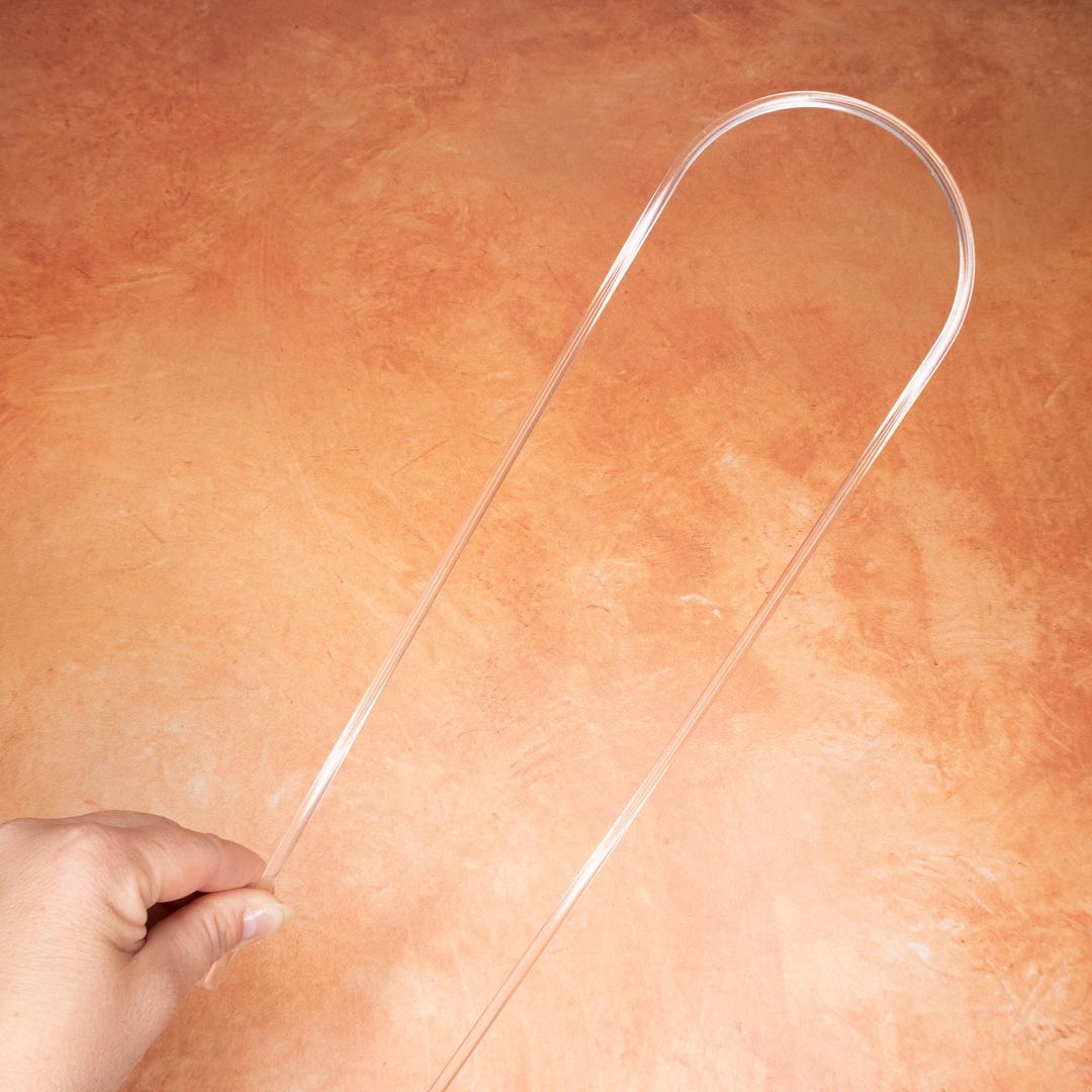 Medium Acrylic Trellis for Small Hoyas and Vining Houseplants, Arched U ...