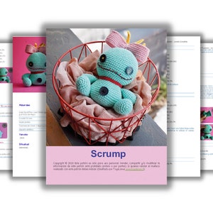 Pattern: Scrump Lilo Y Stitch/trapos Lilo Y Stitch - Amigurumi Scrump ...