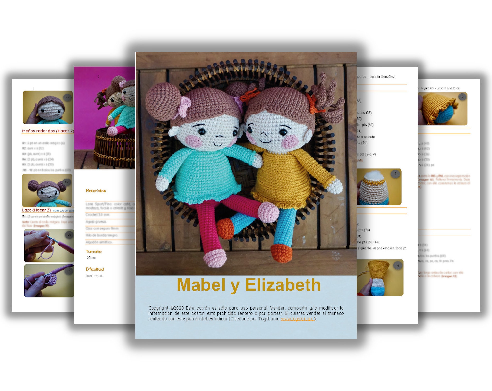 Pattern: Muñeca Mabel/mabel Doll Amigurumi Doll Crochet | Etsy