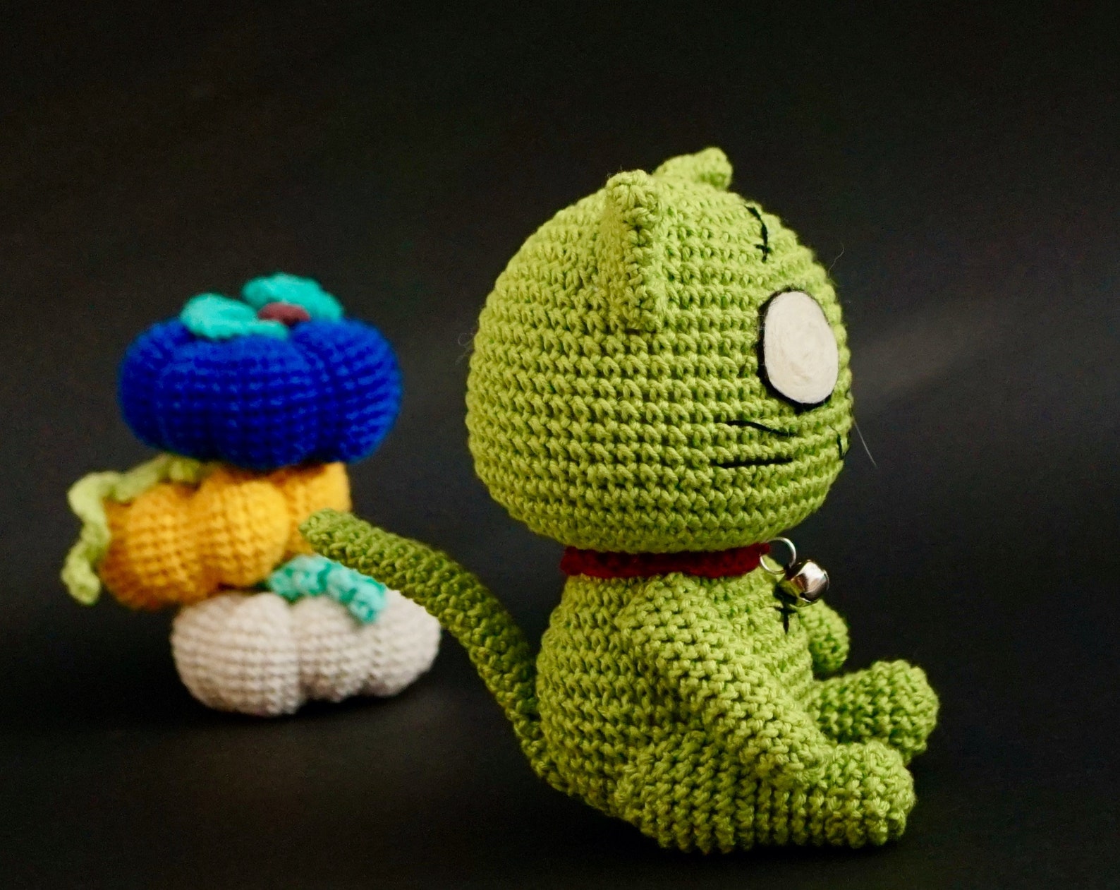 Zombie Cat Amigurumi Crochet Pattern: Gato Zombie (english & Spanish ...
