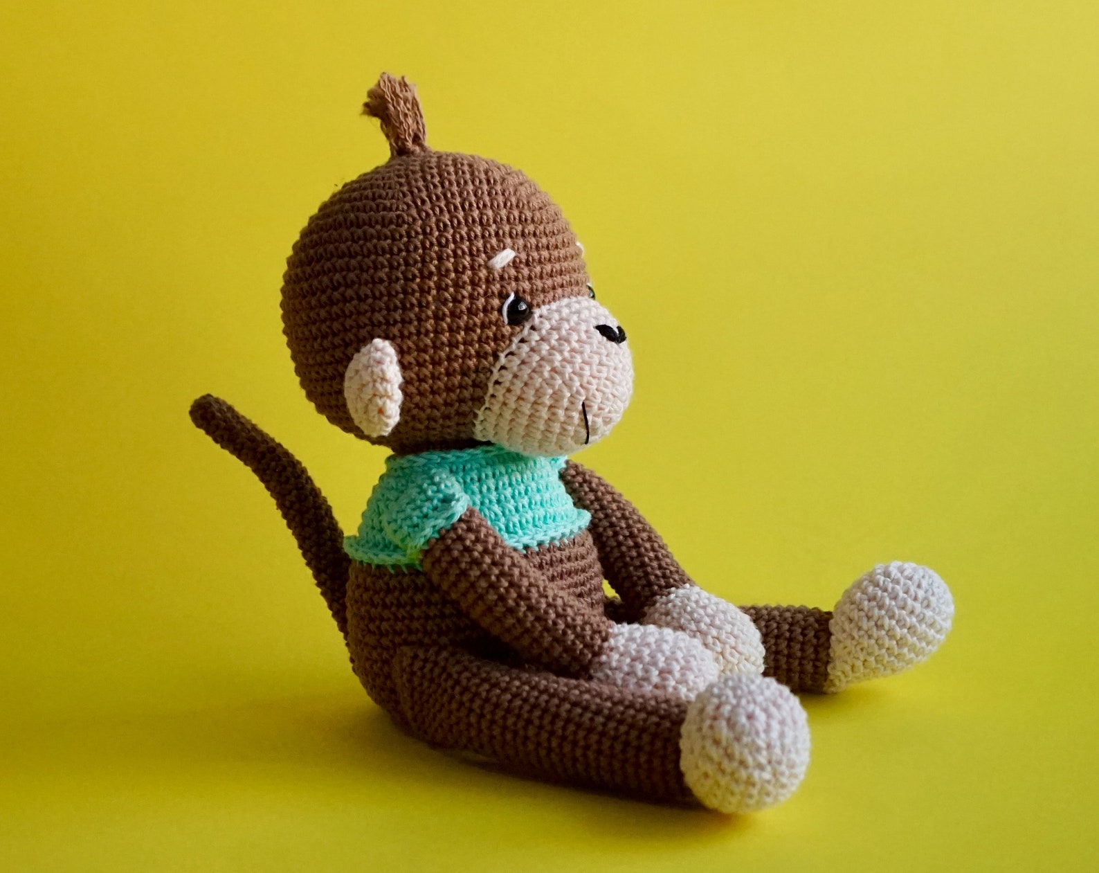 Amigurumi Chimpanzee Crochet Pattern: Gunter, English & Spanish (PDF ...