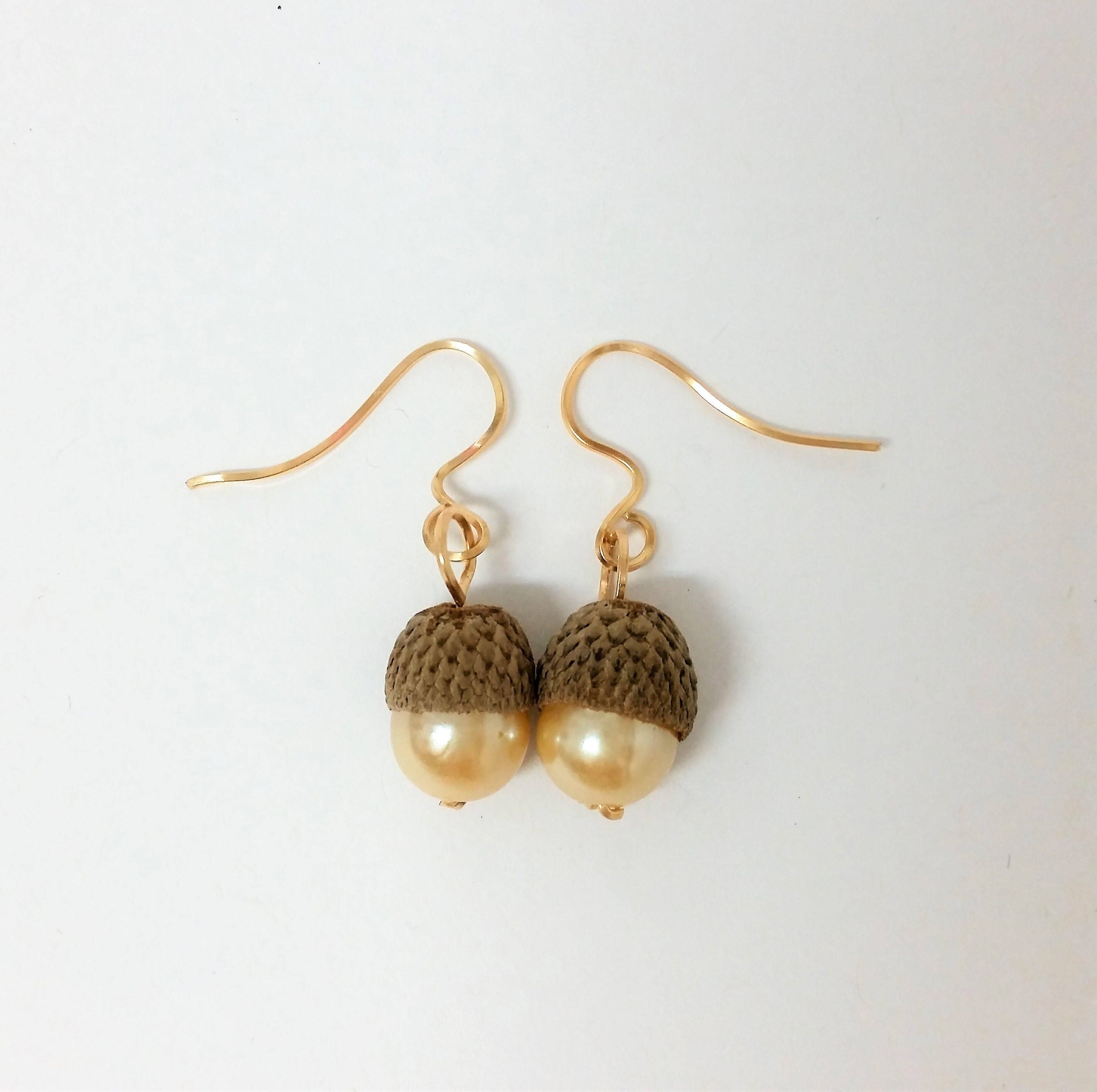 Acorn Earrings | Etsy