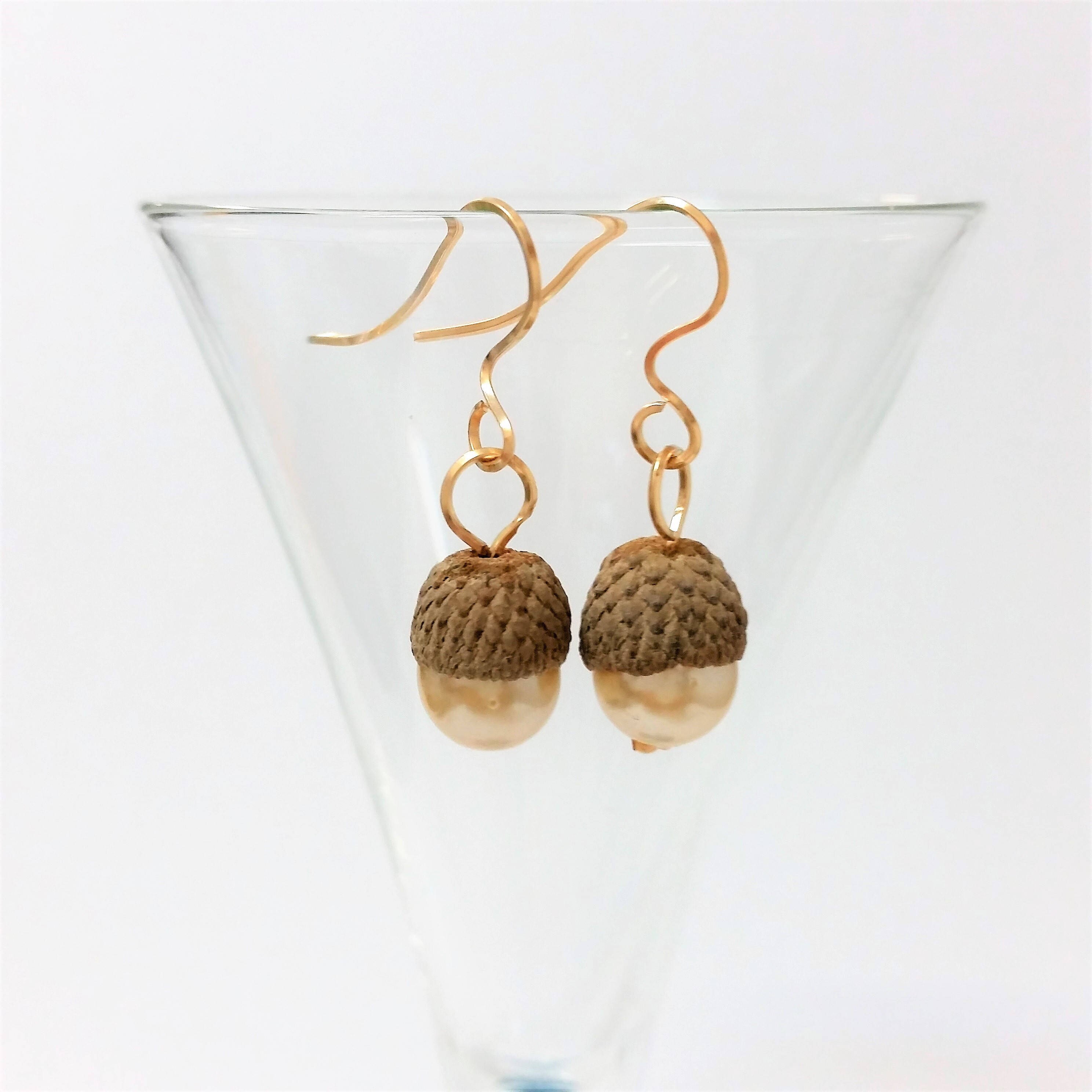 Acorn Earrings | Etsy