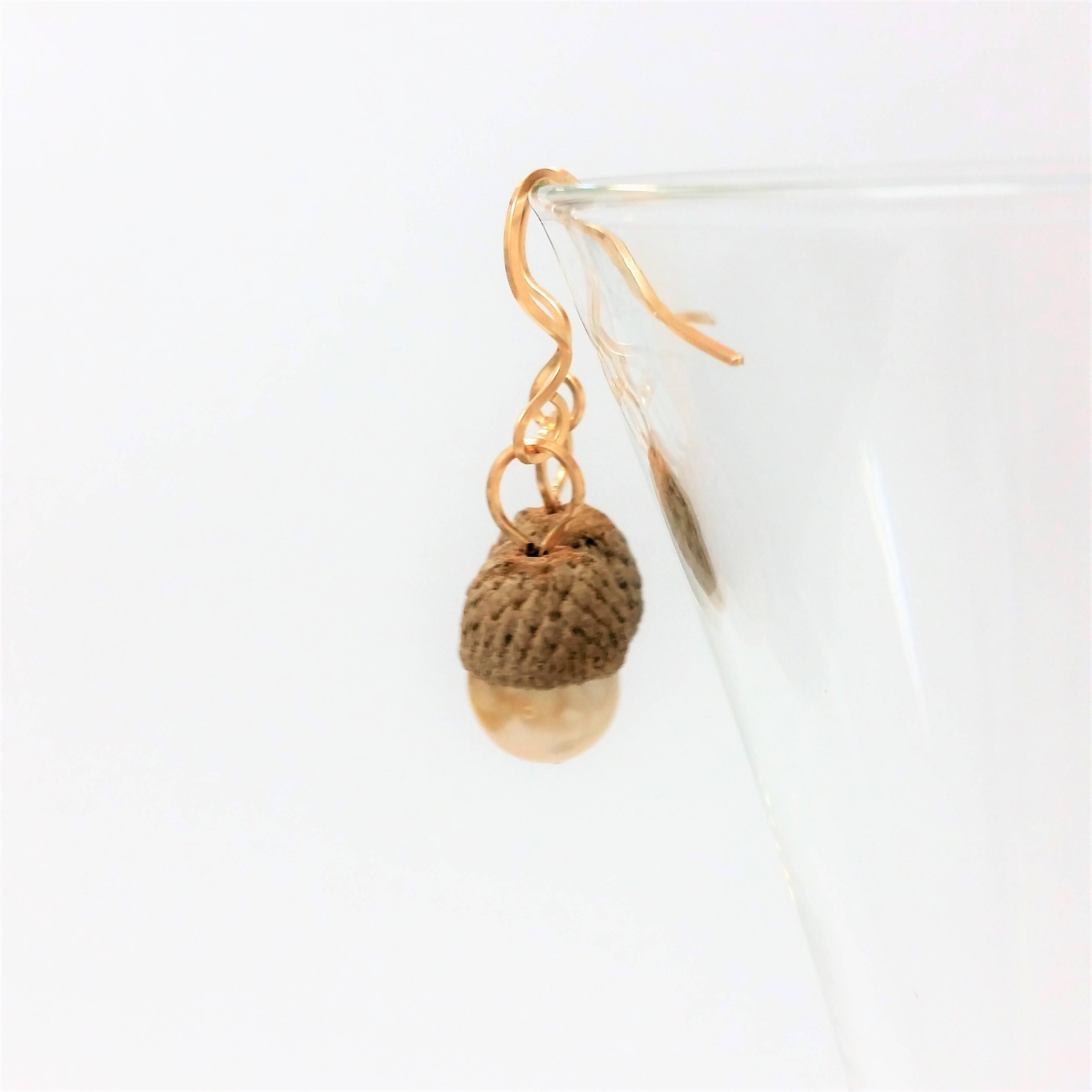 Acorn Earrings | Etsy