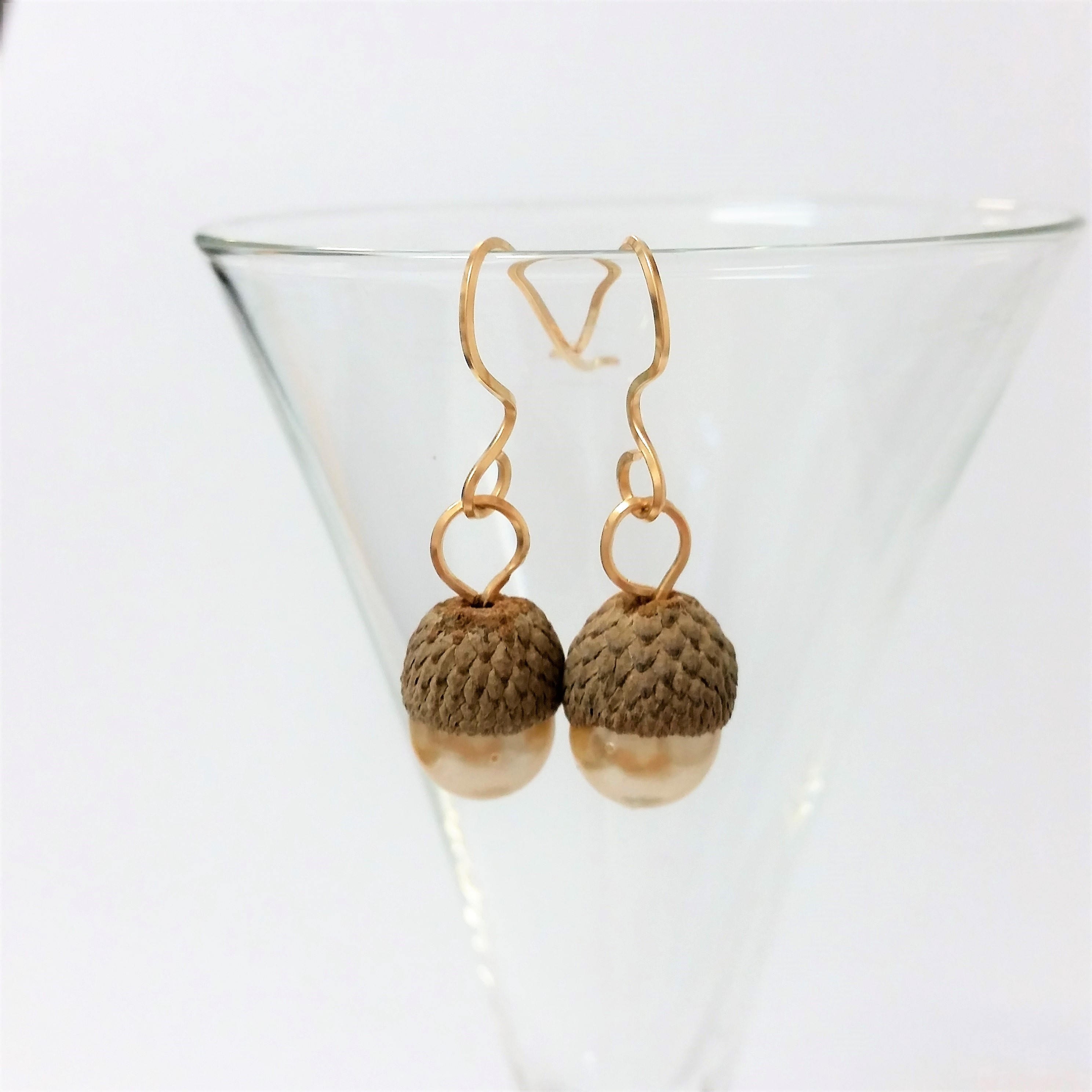 Acorn Earrings | Etsy