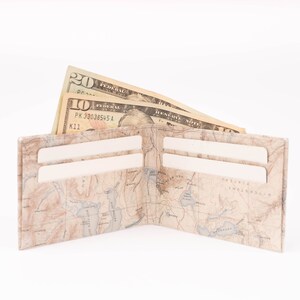 Slim Wallet • Yellowstone National Park Topographical Map Circa 1904 ...