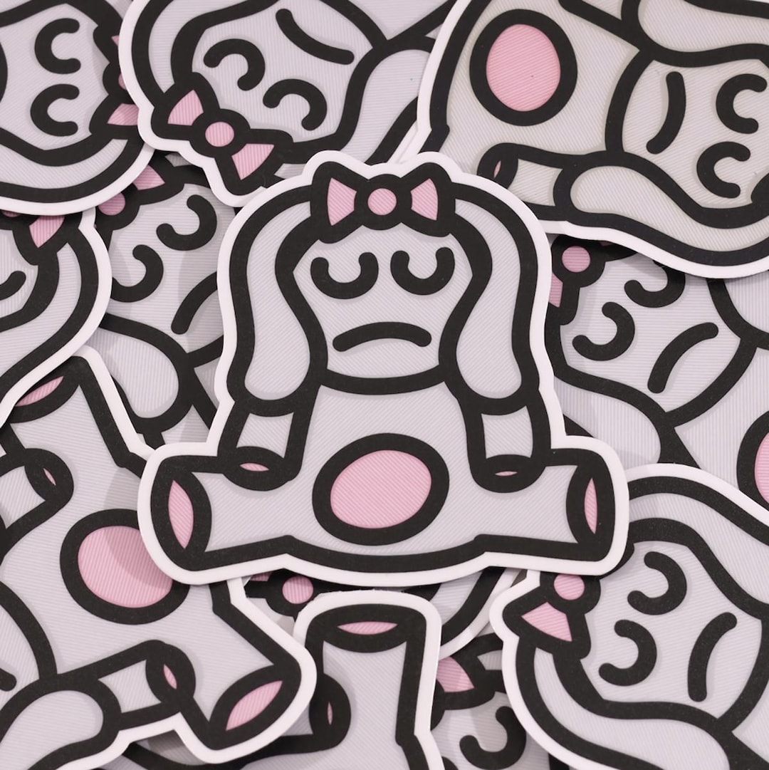 Sad Bunny Sticker - Etsy