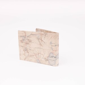 Slim Wallet • Yellowstone National Park Topographical Map Circa 1904 ...