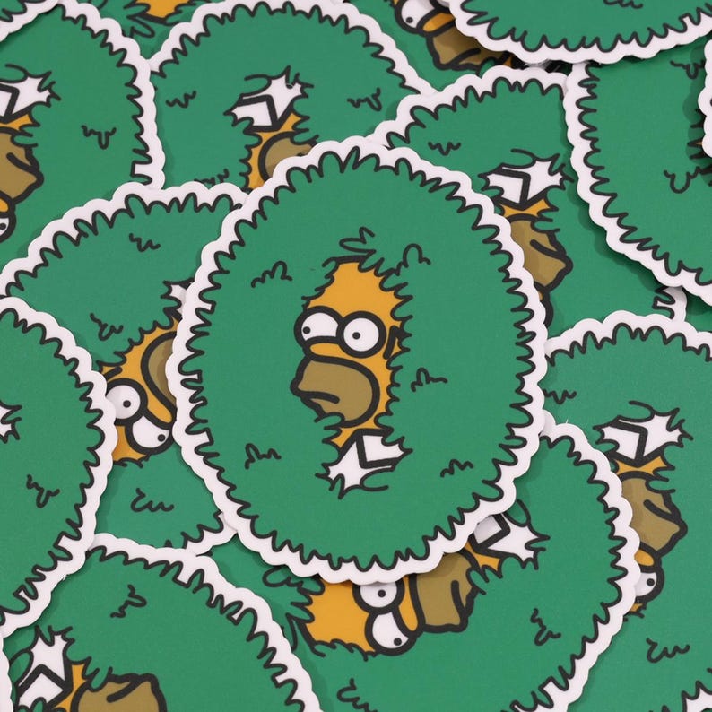 Homer Simpson Sticker - Etsy