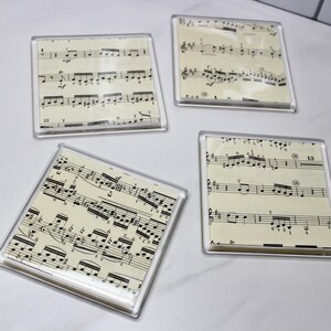 Vintage Sheet Music Coaster Set - Made From Authentic Sheet Music ...