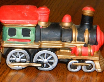 Ceramic Christmas Tree Train - Etsy
