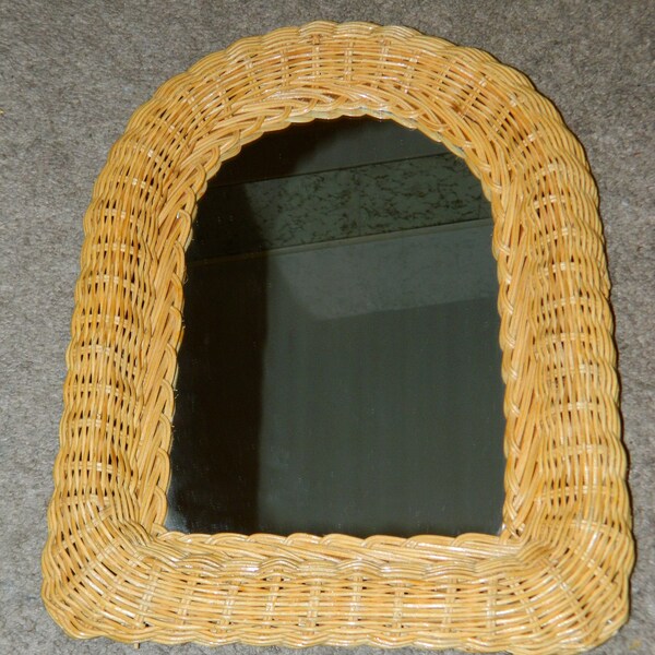 Wicker Mirror - Etsy