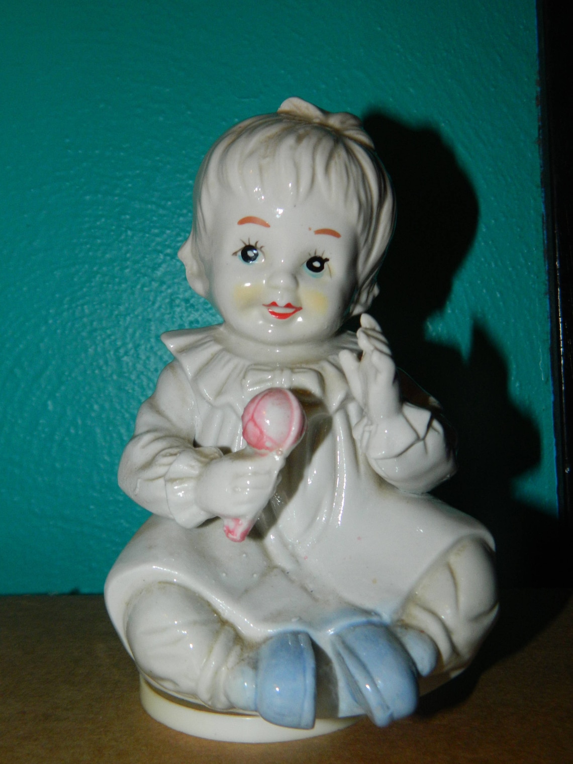Vintage Baby Girl Music Box or Player, Wind It and Listen to the Music ...
