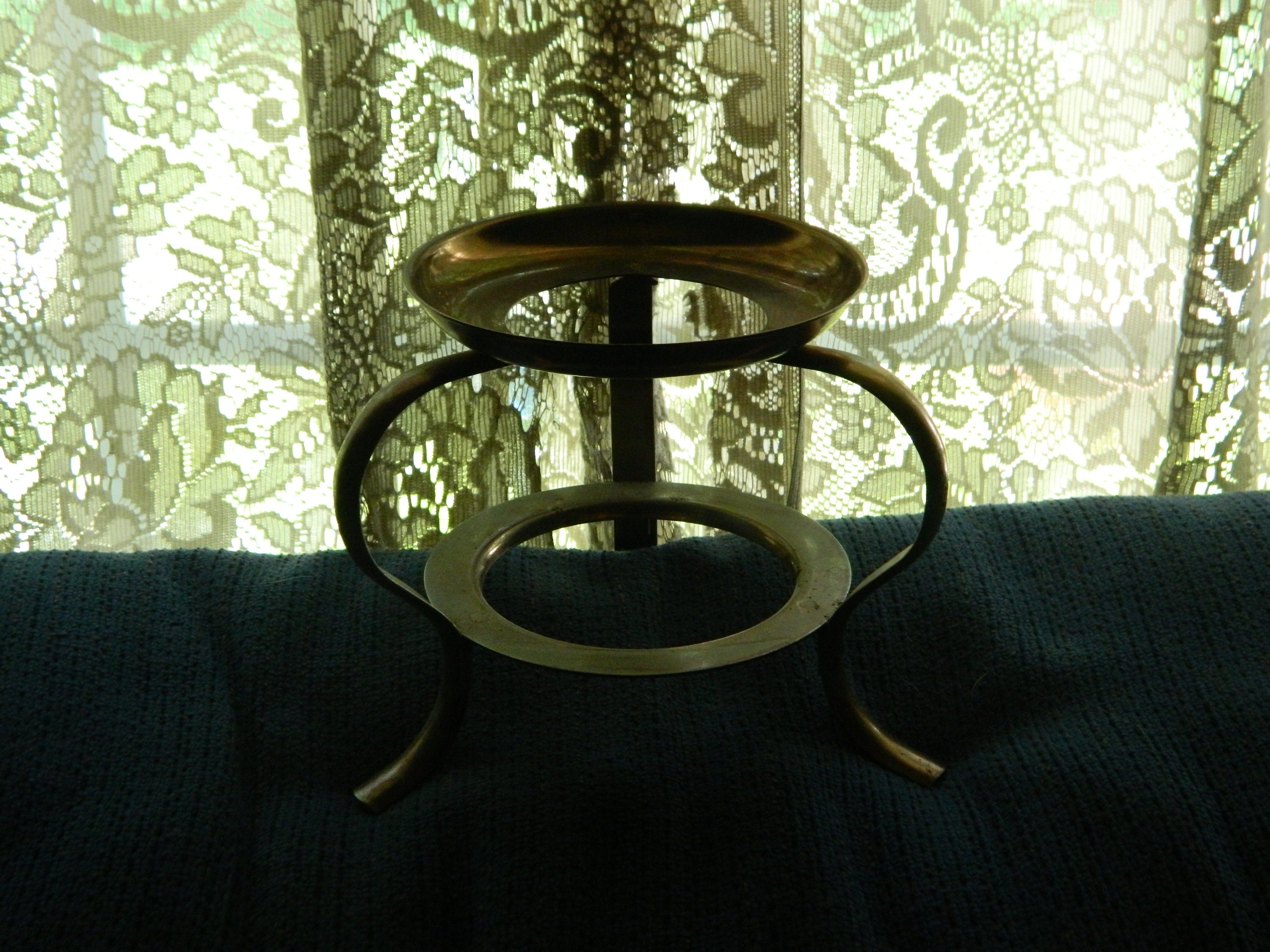 A Vintage Copper Pot & Brass Stand. not a Whole Set. Copper | Etsy ...