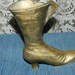 Victorian Brass Boot. A Novelty Brass Women's Shoe to - Etsy