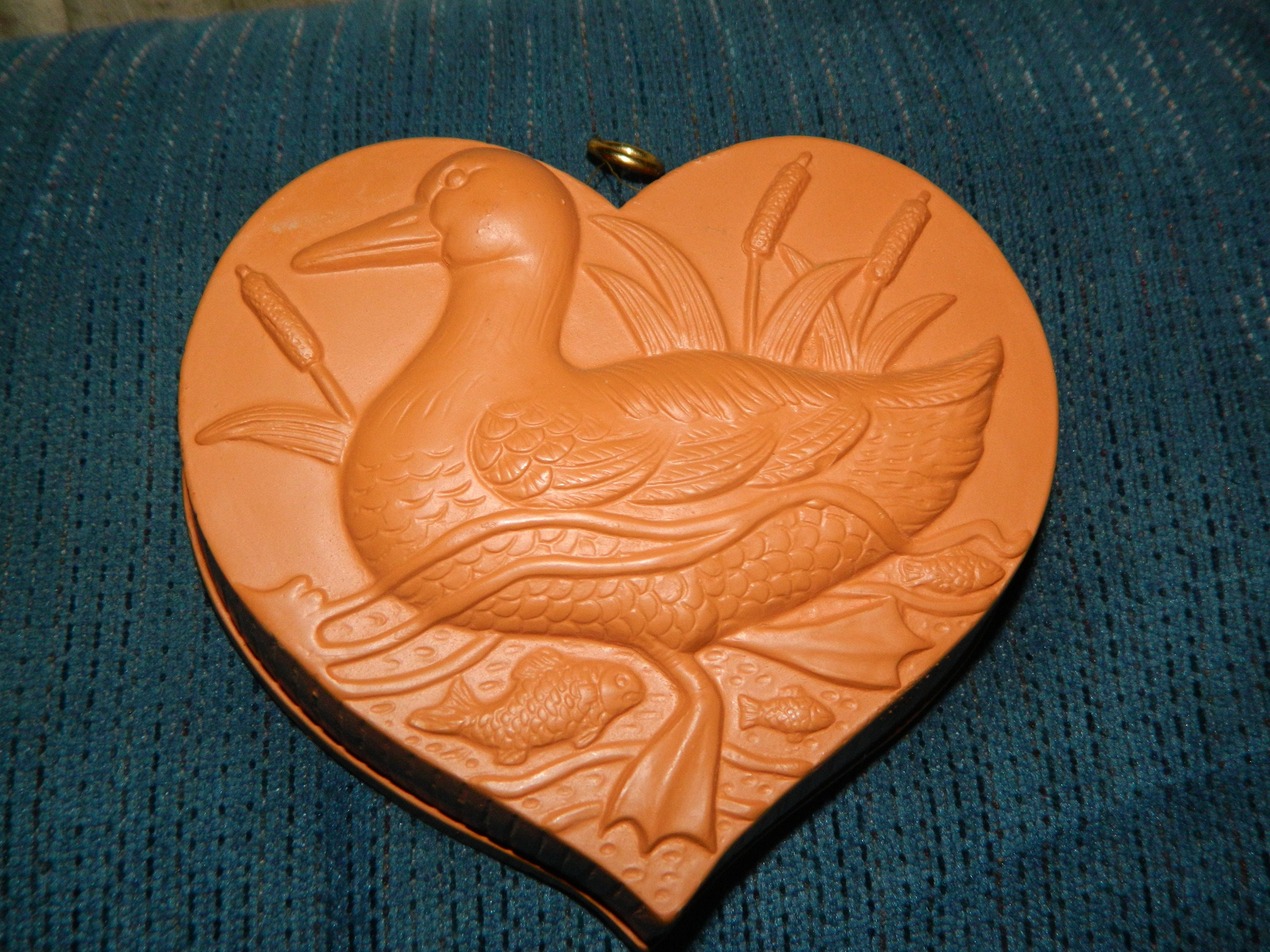 Vintage Heart Shaped Ceramic Duck Wall Hanging. A Heart Plaque - Etsy