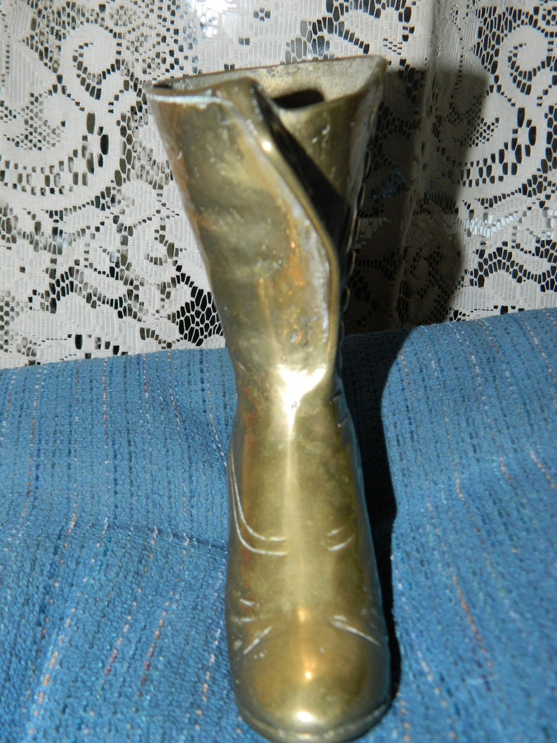 Victorian Brass Boot. A Novelty Brass Women's Shoe to | Etsy