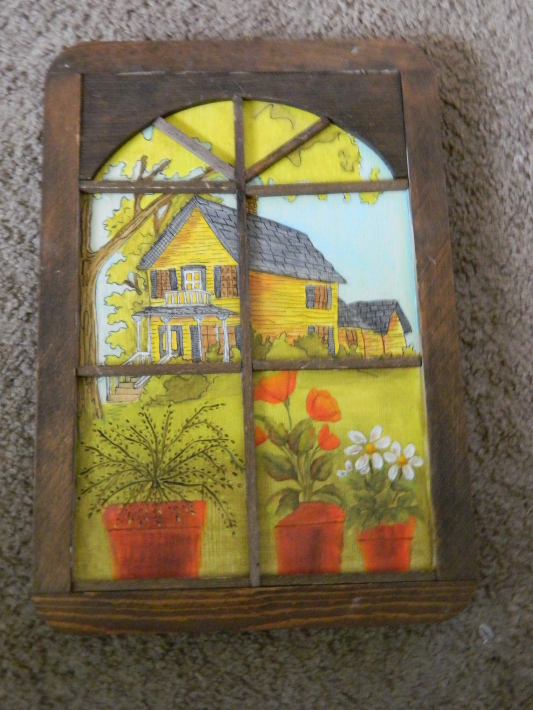 Vintage Wooden Country Plaque. Country Farmhouse Decor. Nice & Heavy ...