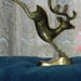 Vintage Brass Deer Figurine. A Nice & Heavy Mid Century Brass Deer ...